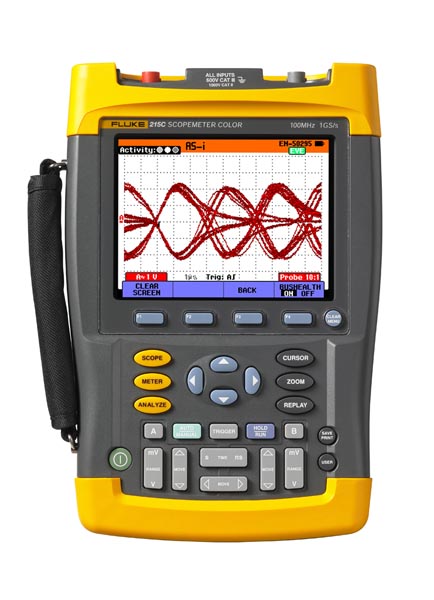 Fluke расширяет семейство осциллографов-мультиметров с цветным дисплеем ...